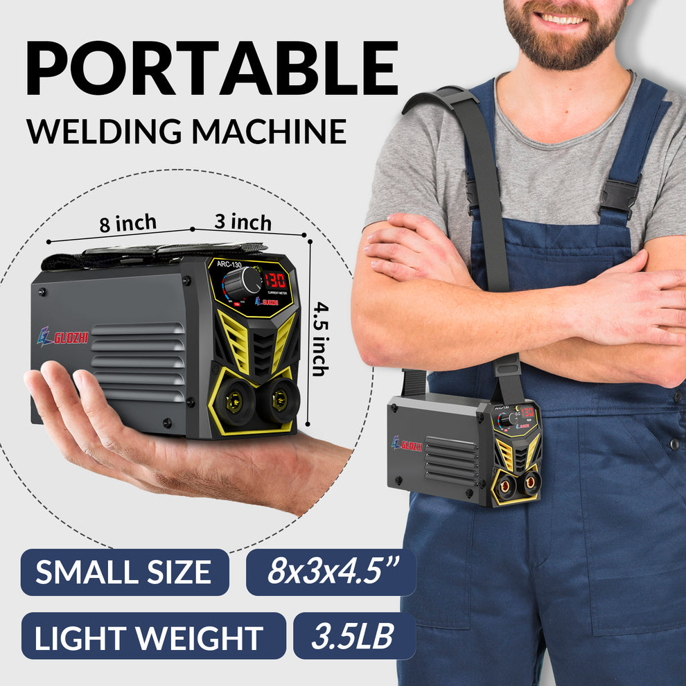 GZ GUOZHI 110V 130A Small Mini Stick Welder , Portable ARC MMA Welding ...